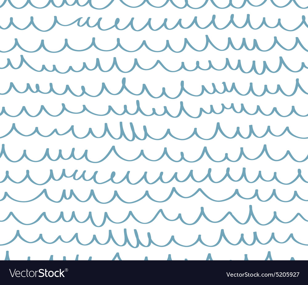 Geometric wave seamless pattern background Great Vector Image