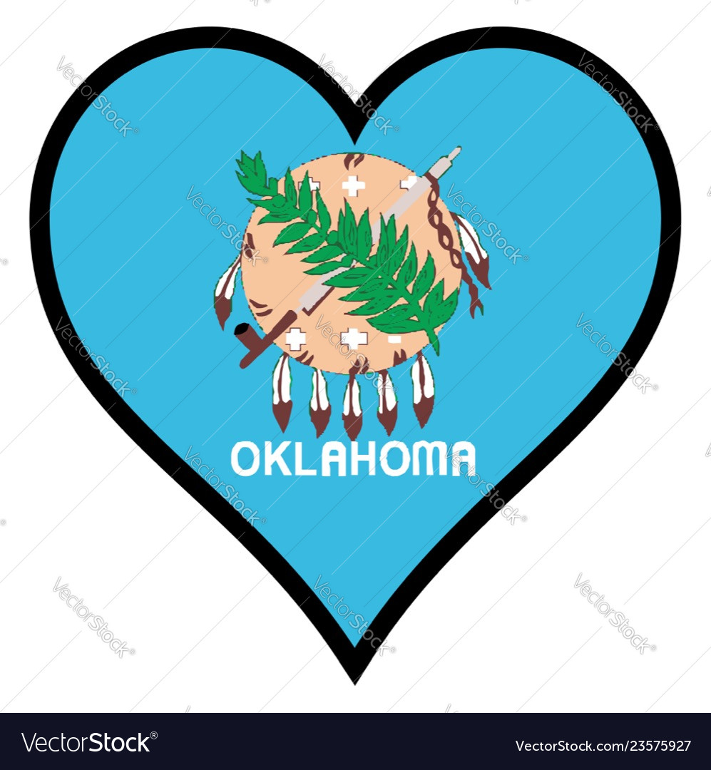 Love oklahoma Royalty Free Vector Image - VectorStock