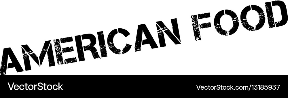American Food rubber stamp Royalty Free Vector Image