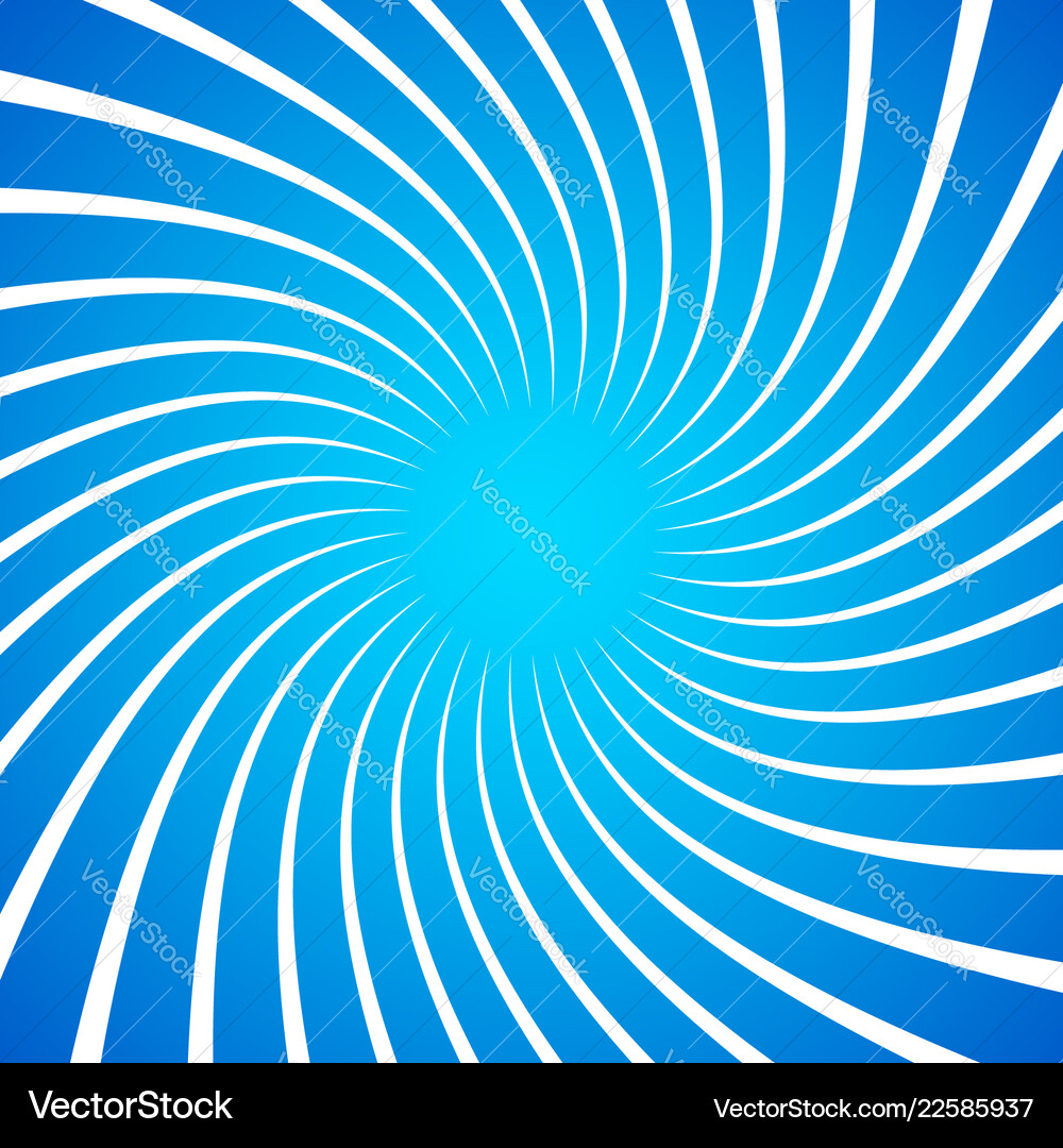 Twisted white radial radiating lines over bright Vector Image