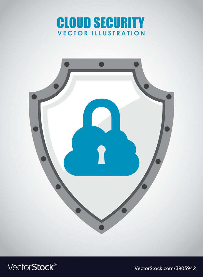 Cloud security Royalty Free Vector Image - VectorStock