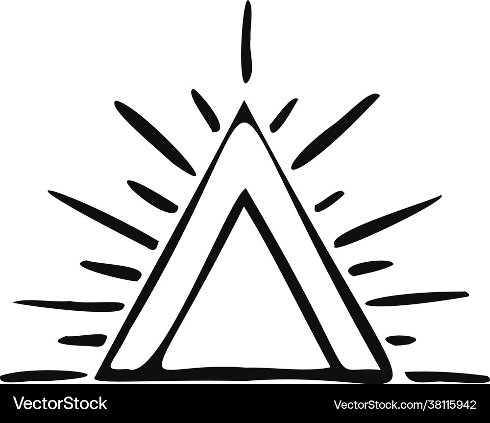 Modern icon house sun symbol Royalty Free Vector Image