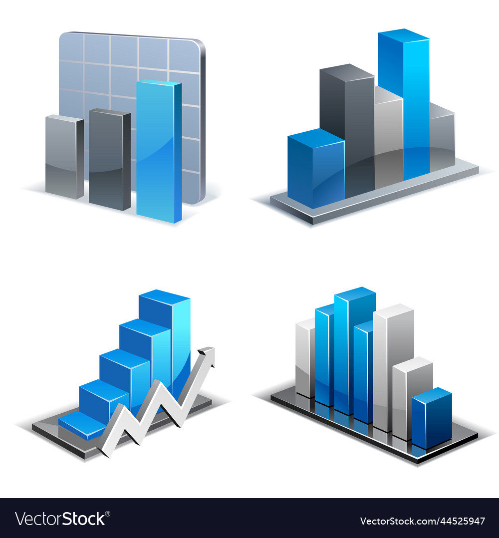Charts and graphs Royalty Free Vector Image - VectorStock