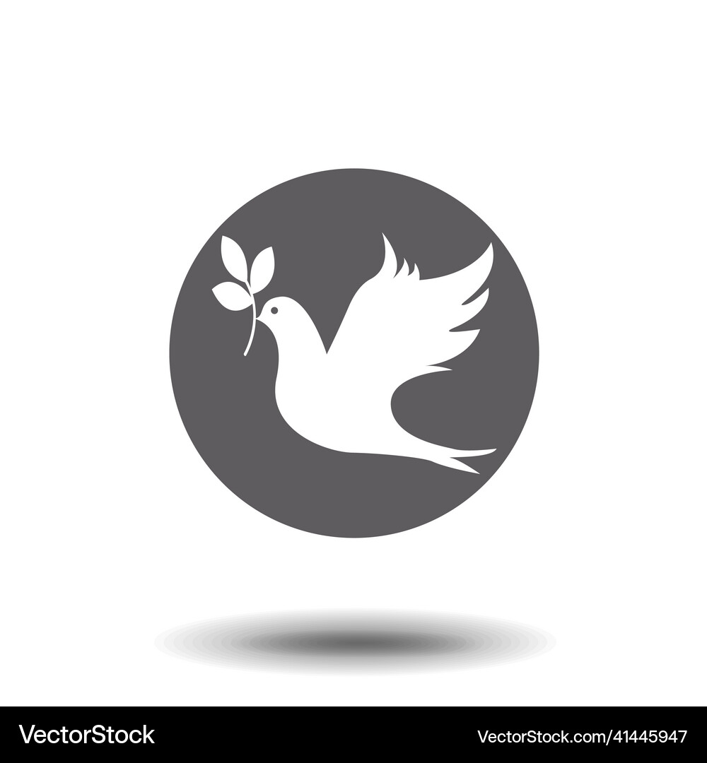 Dove of peace icon Royalty Free Vector Image - VectorStock