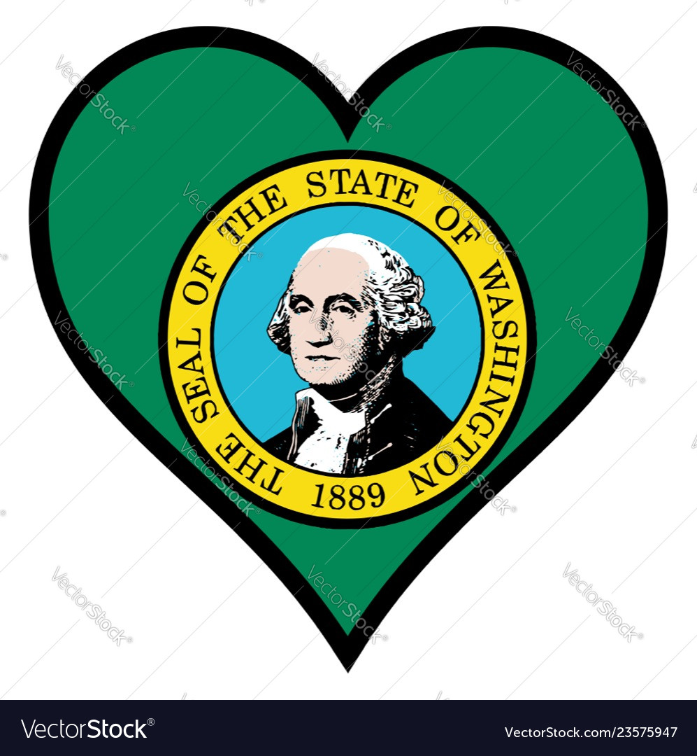 Love washington Royalty Free Vector Image - VectorStock