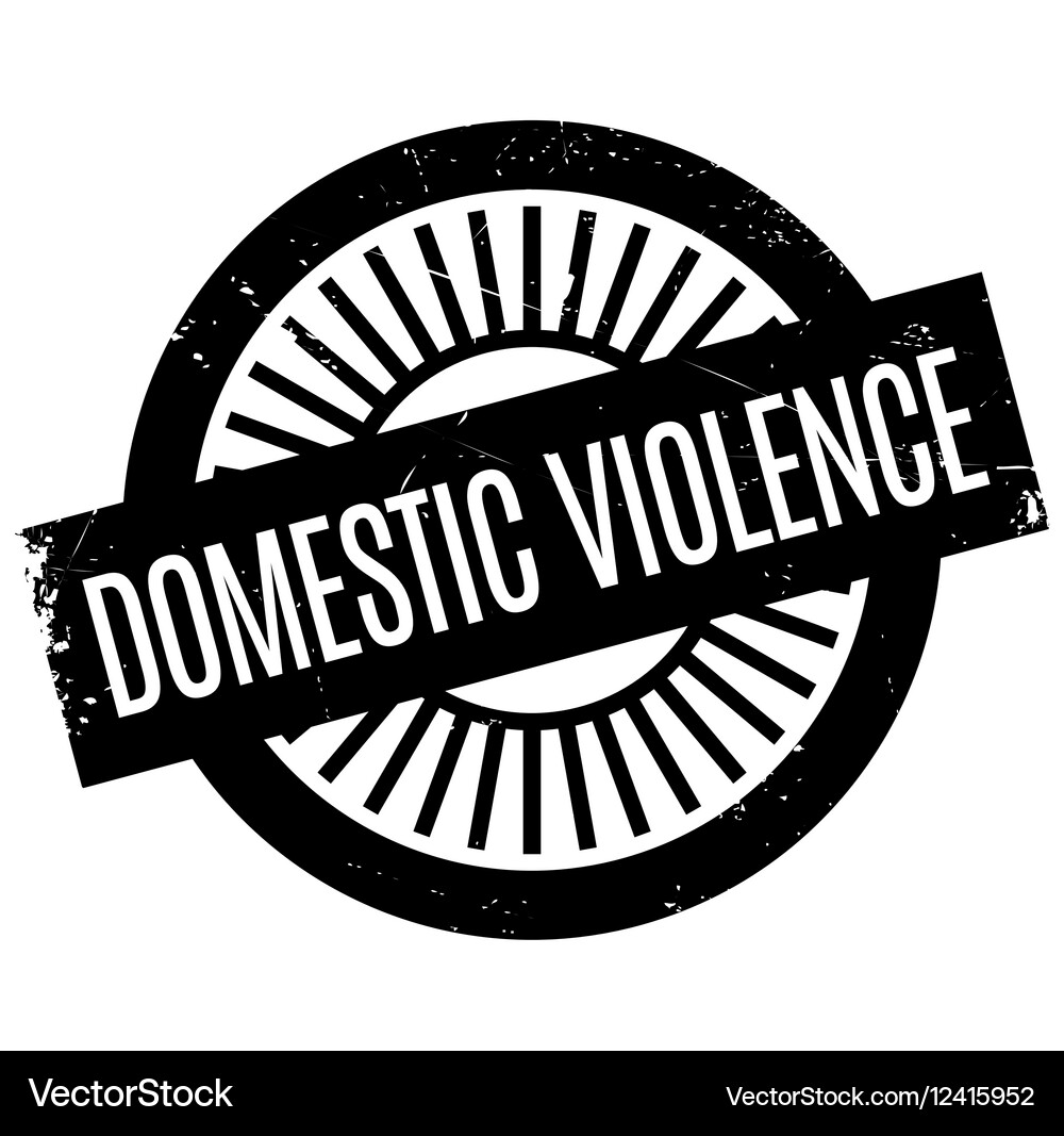 Domestic Violence rubber stamp Royalty Free Vector Image