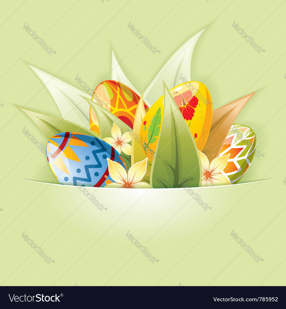 Easter background Royalty Free Vector Image - VectorStock