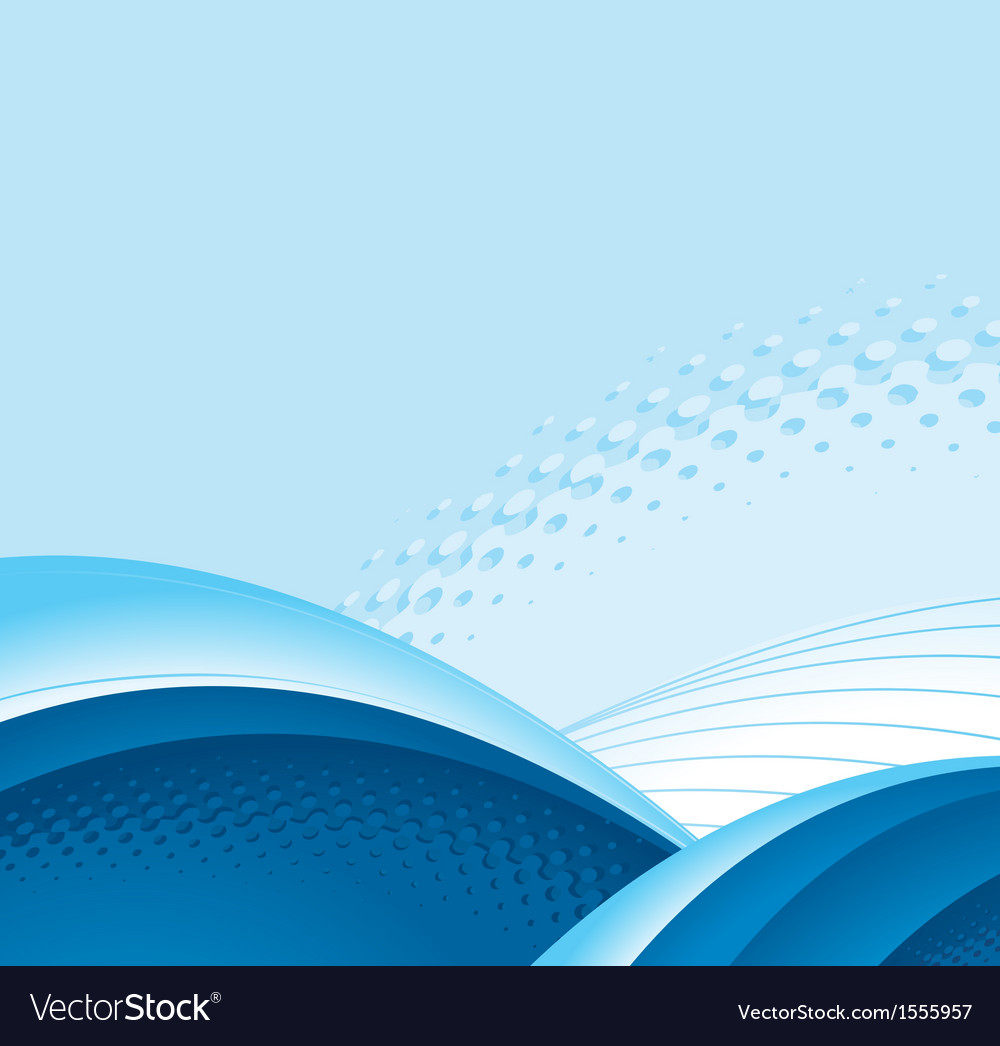 Abstract waves Royalty Free Vector Image - VectorStock