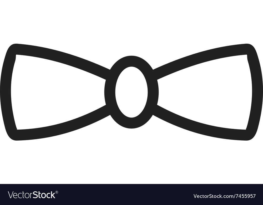 Bow Tie Royalty Free Vector Image - VectorStock