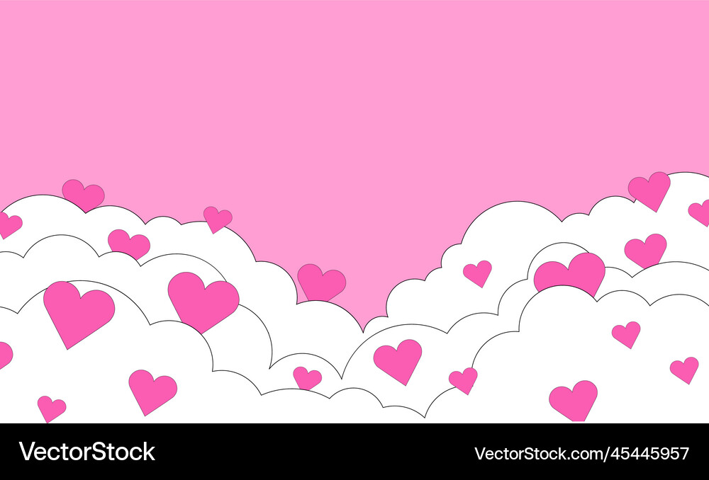 Happy valentines day blank background beautiful Vector Image