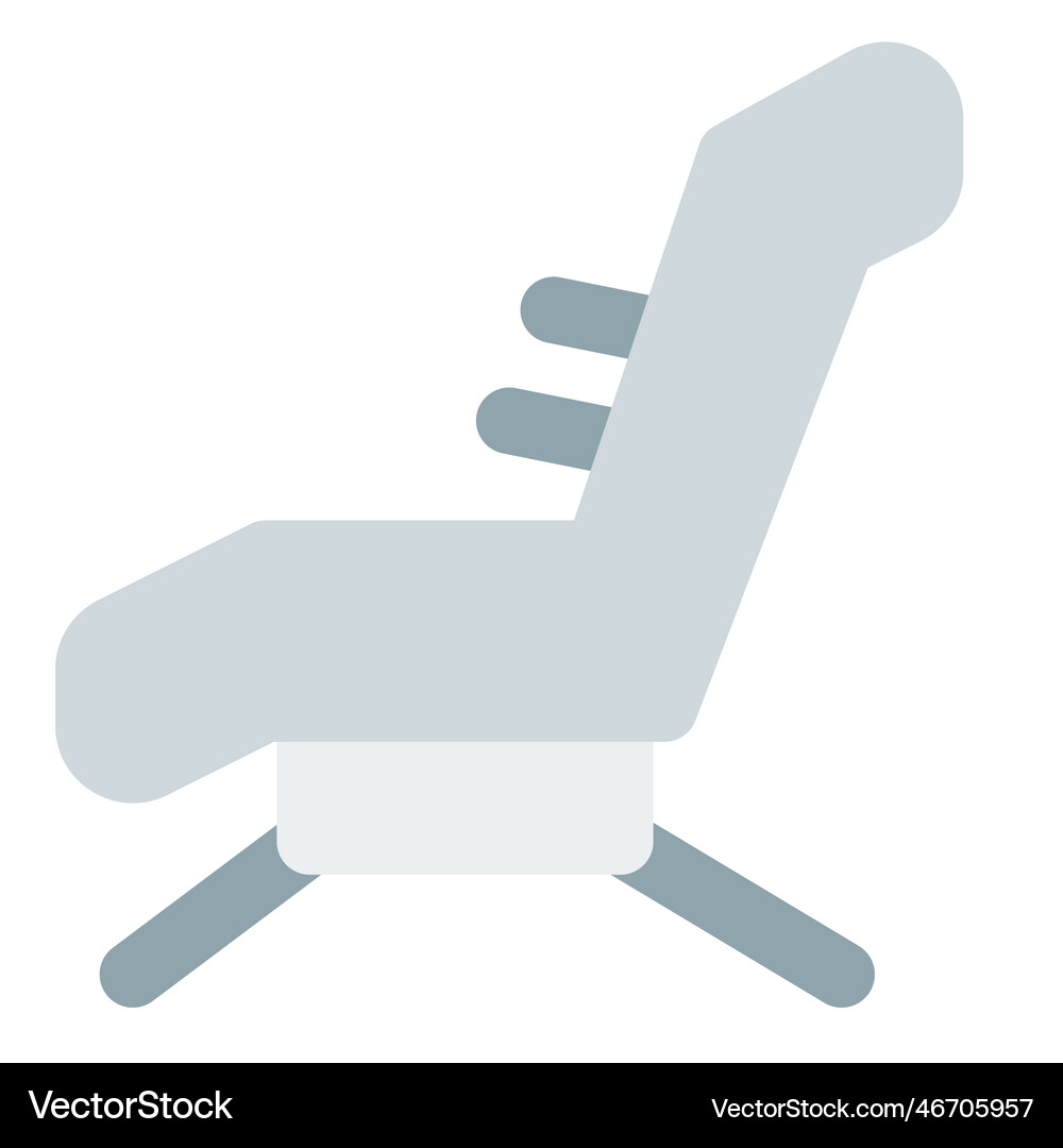 Using bath chair reduces the risk of falling Vector Image