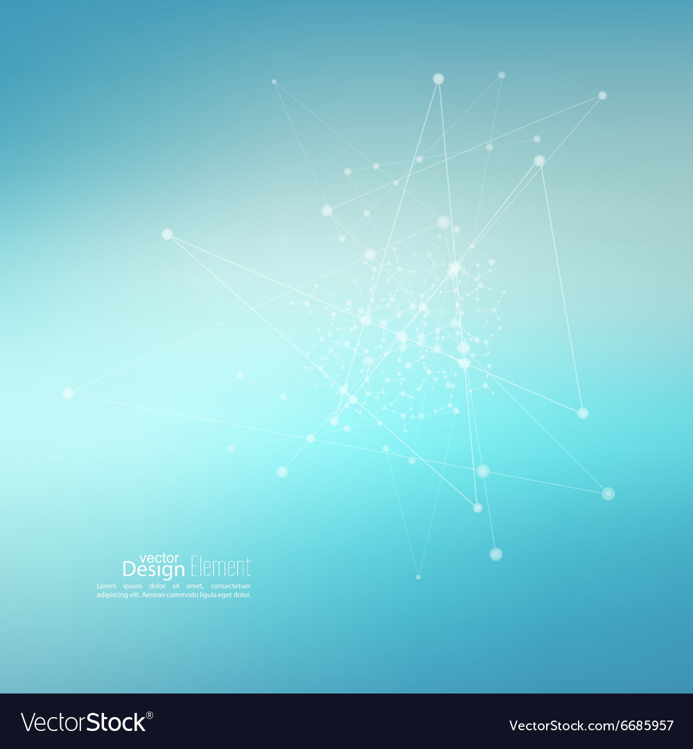 Virtual abstract background Royalty Free Vector Image