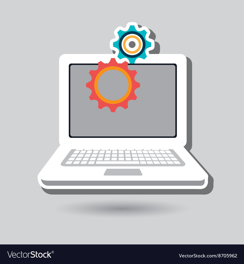 Computer technology design Royalty Free Vector Image