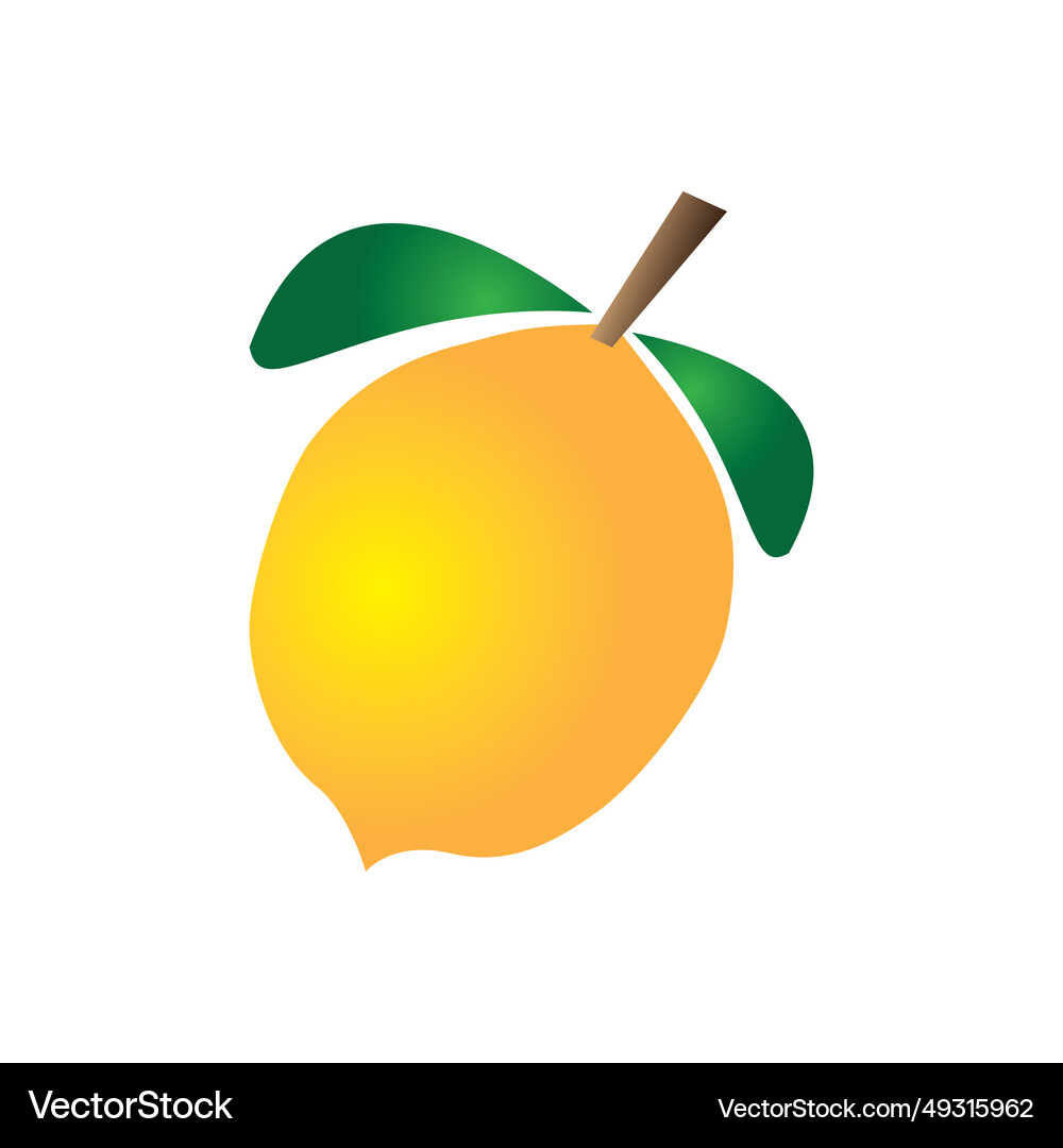 Fresh lemons clip art is suitable for fruit Vector Image