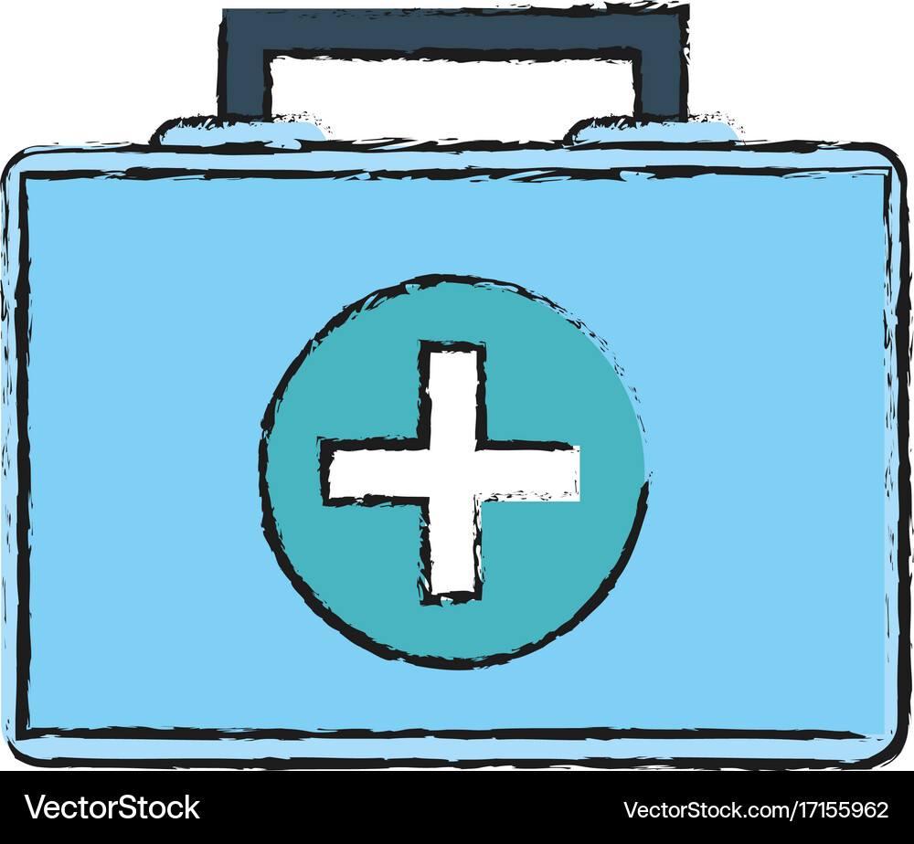 Isolated medical kit design Royalty Free Vector Image