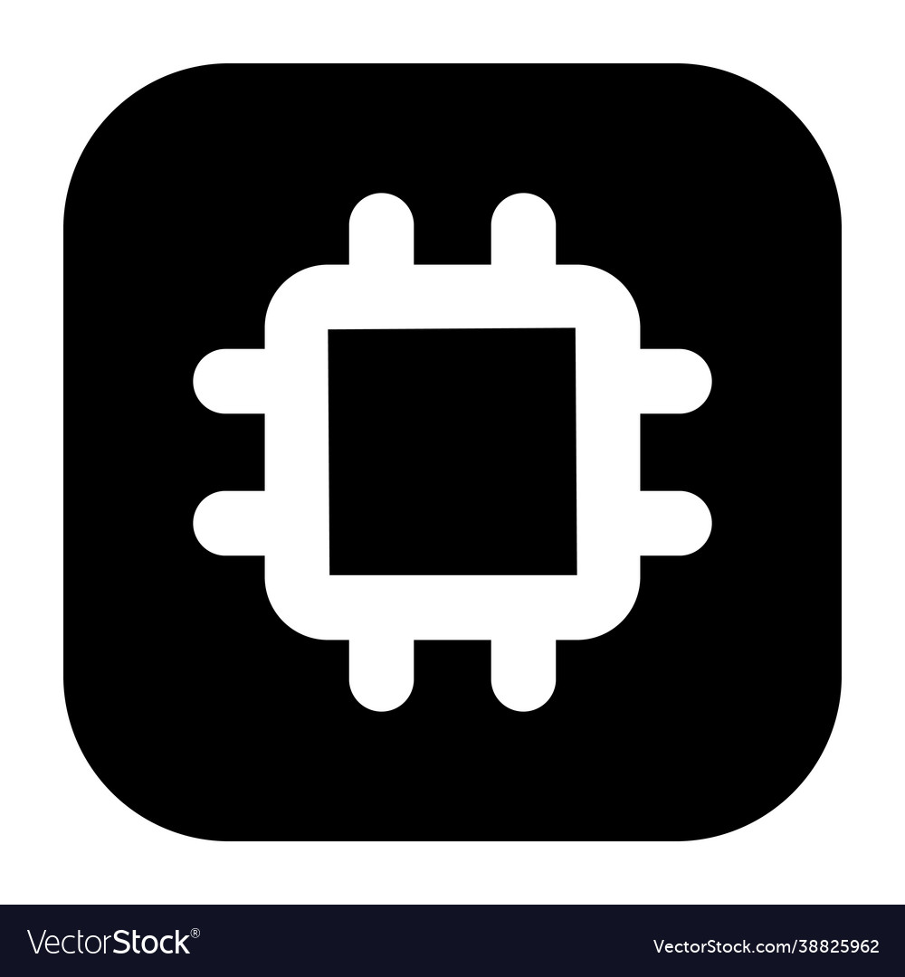 Microchip Royalty Free Vector Image - VectorStock