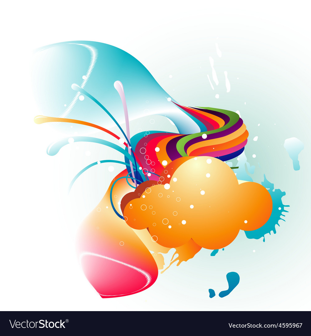 Abstract cloud Royalty Free Vector Image - VectorStock