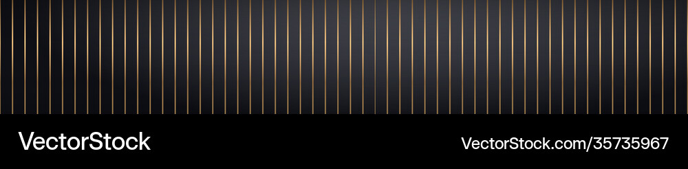 Abstract golden lines on a black background Vector Image