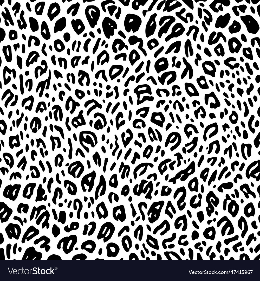 Abstract leopard animal skin pattern Royalty Free Vector