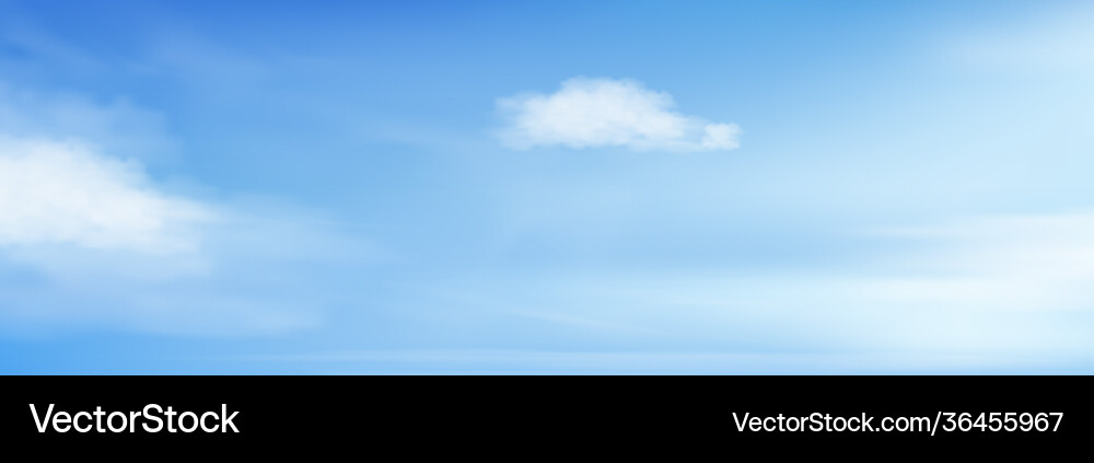 Blauer Himmel mit Altostratus Wolken Hintergrund Vektorbild