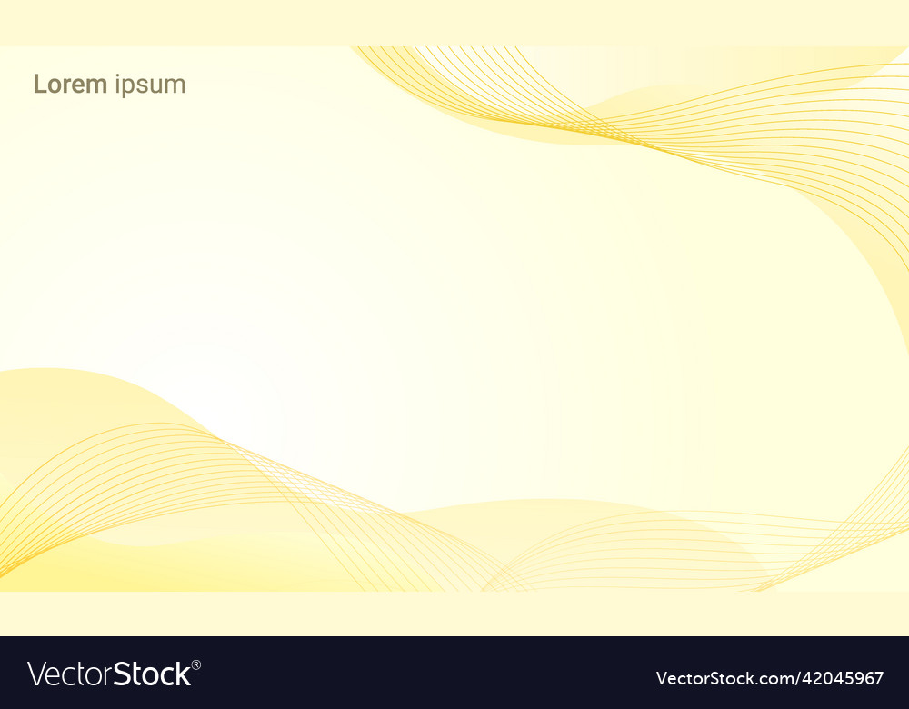 Cerulean yellow curve frame template background Vector Image Cerulean yellow curve frame template background Vector Image
