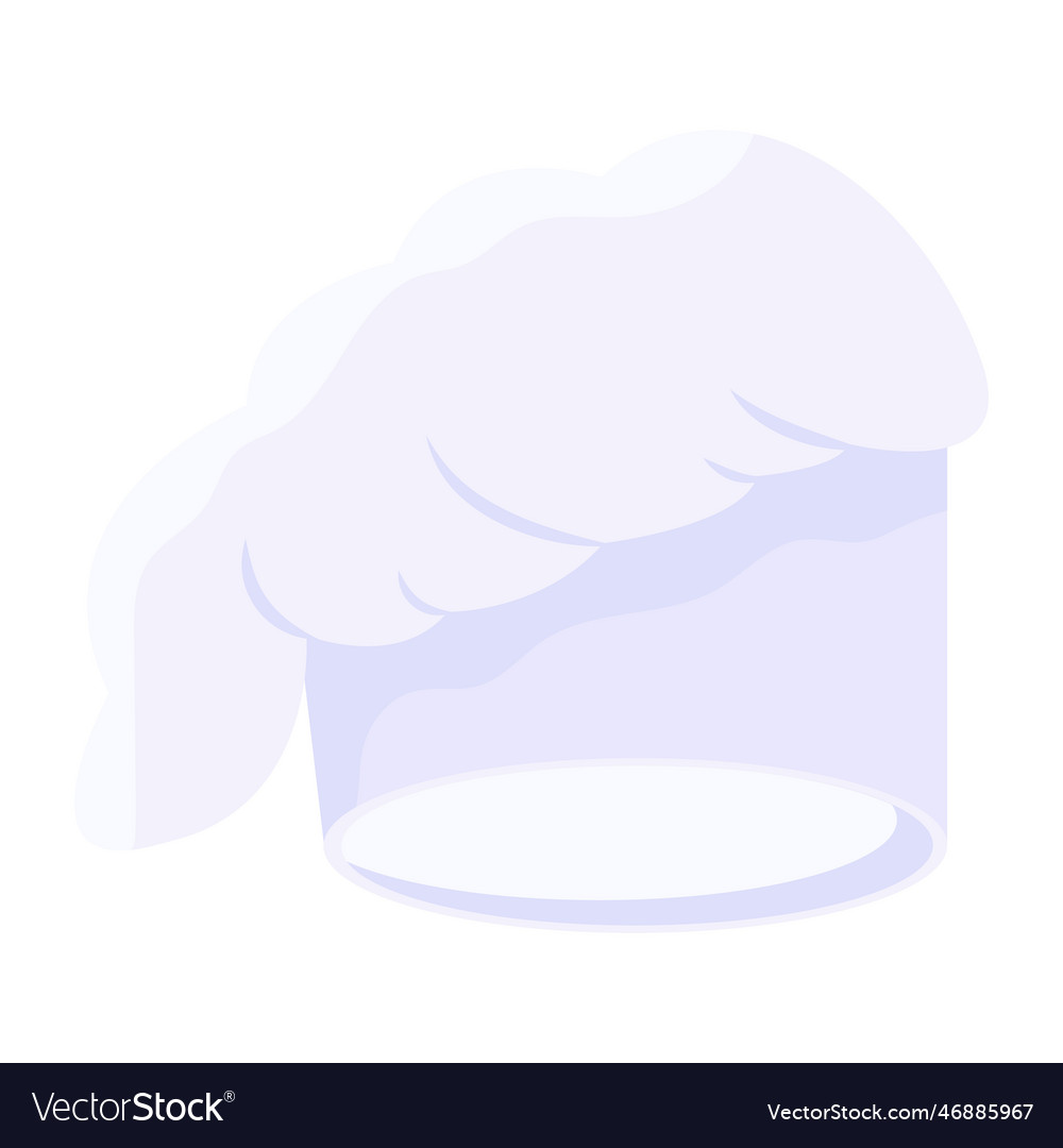 Chef toque Royalty Free Vector Image - VectorStock