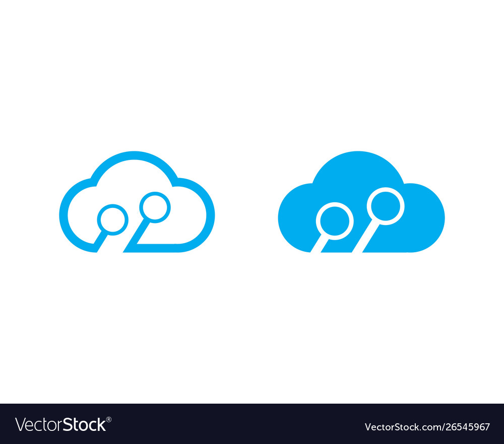 Cloud technology Royalty Free Vector Image - VectorStock