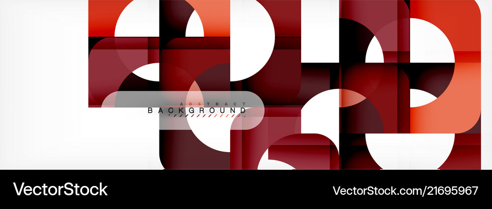 Color square shapes geometric modern abstract Vector Image