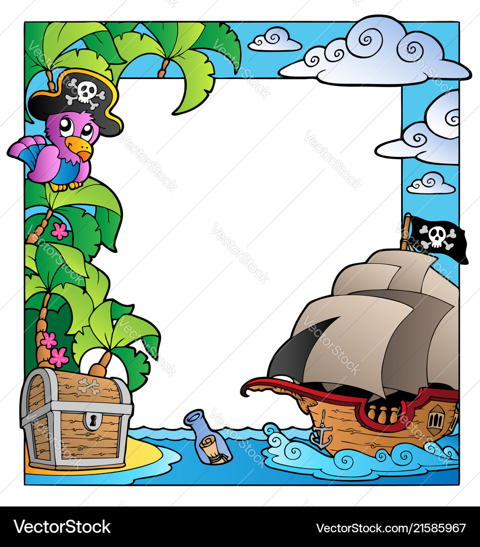 Pirate Theme Border For