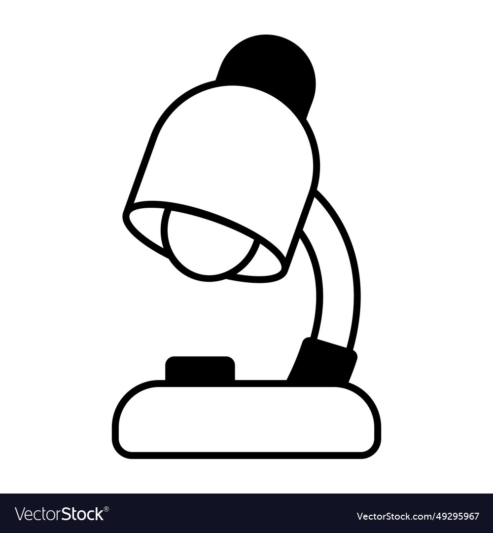 Table lamp Royalty Free Vector Image - VectorStock