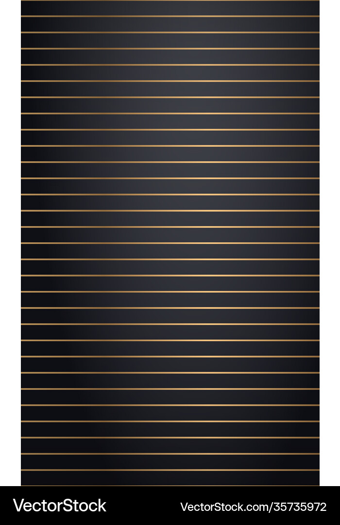Abstract golden lines on a black background Vector Image