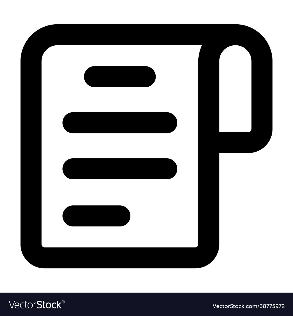 Document Royalty Free Vector Image - VectorStock