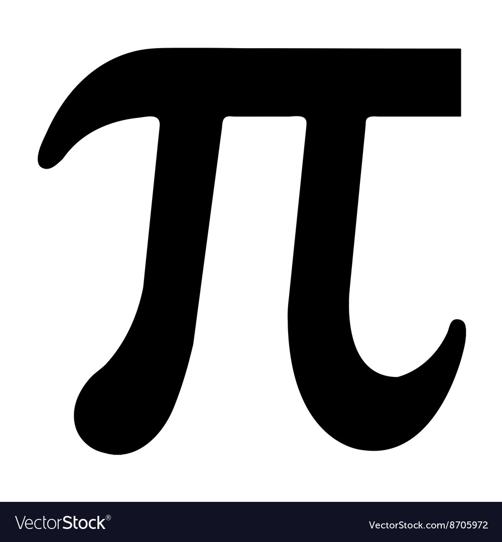 Pi Symbol Royalty Free Vector Image VectorStock