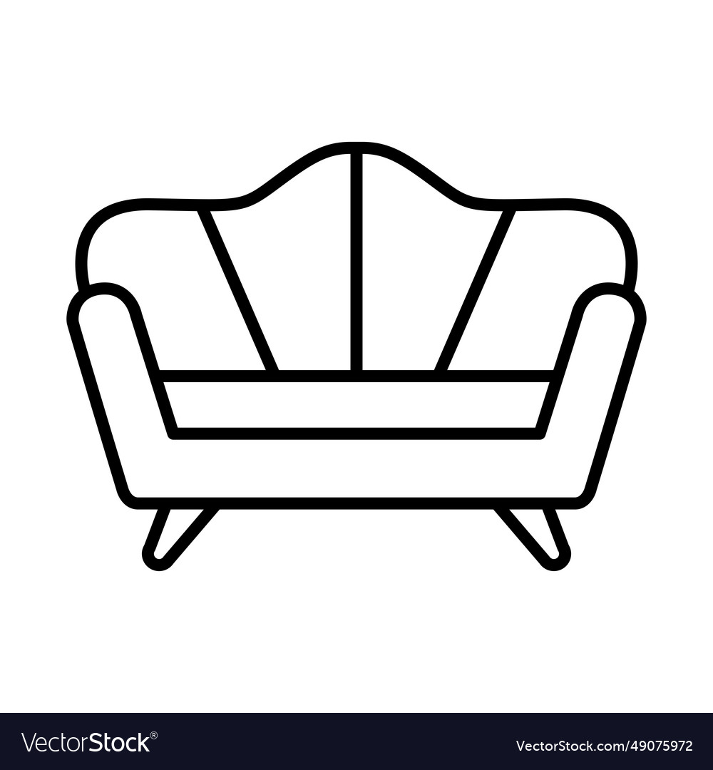 Sofa icon Royalty Free Vector Image - VectorStock
