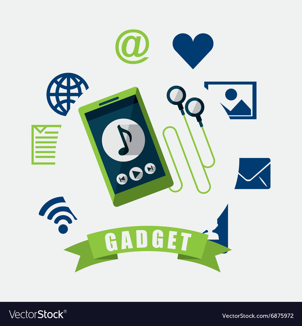 Technology gadget design Royalty Free Vector Image