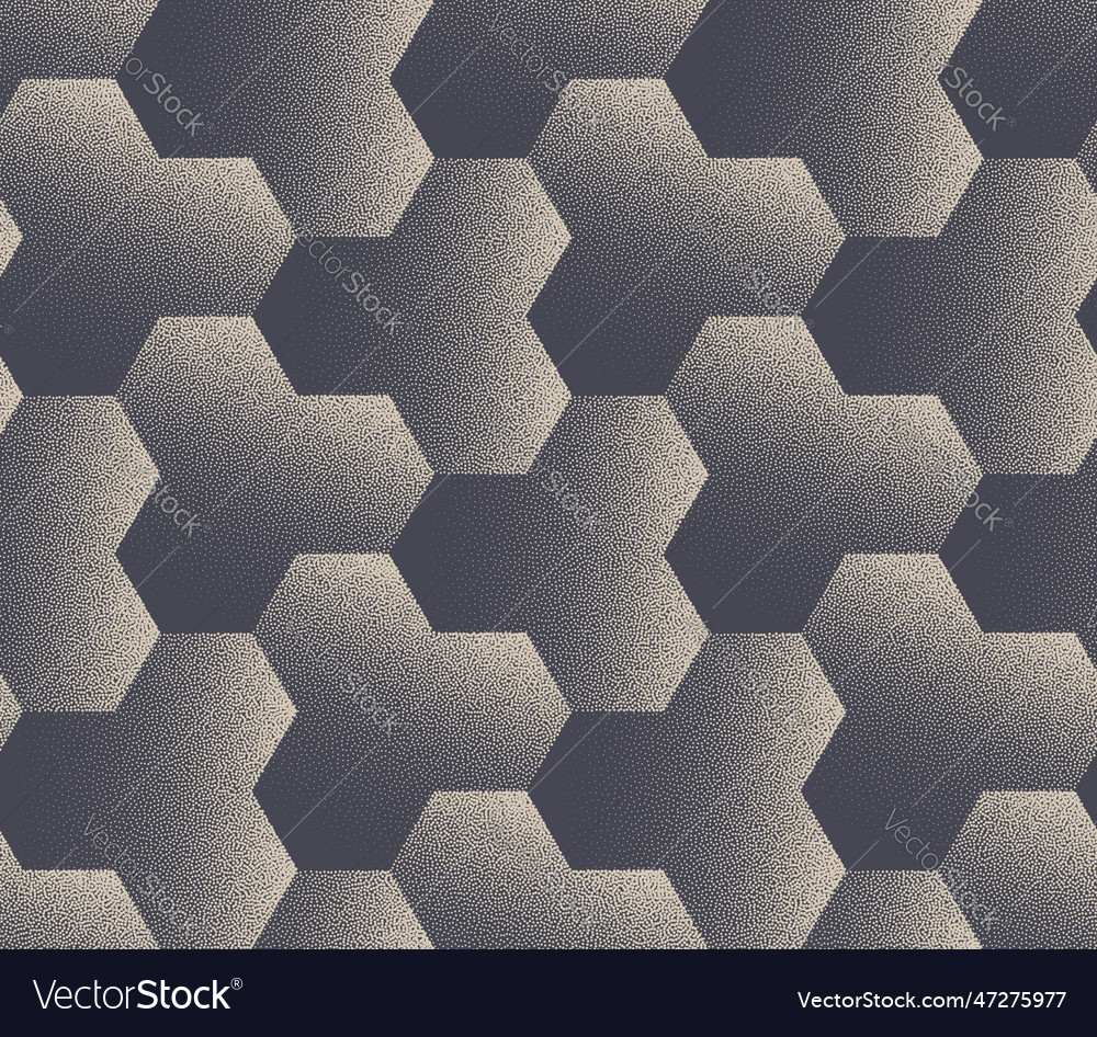 Classy geometric seamless pattern dot work style Vector Image