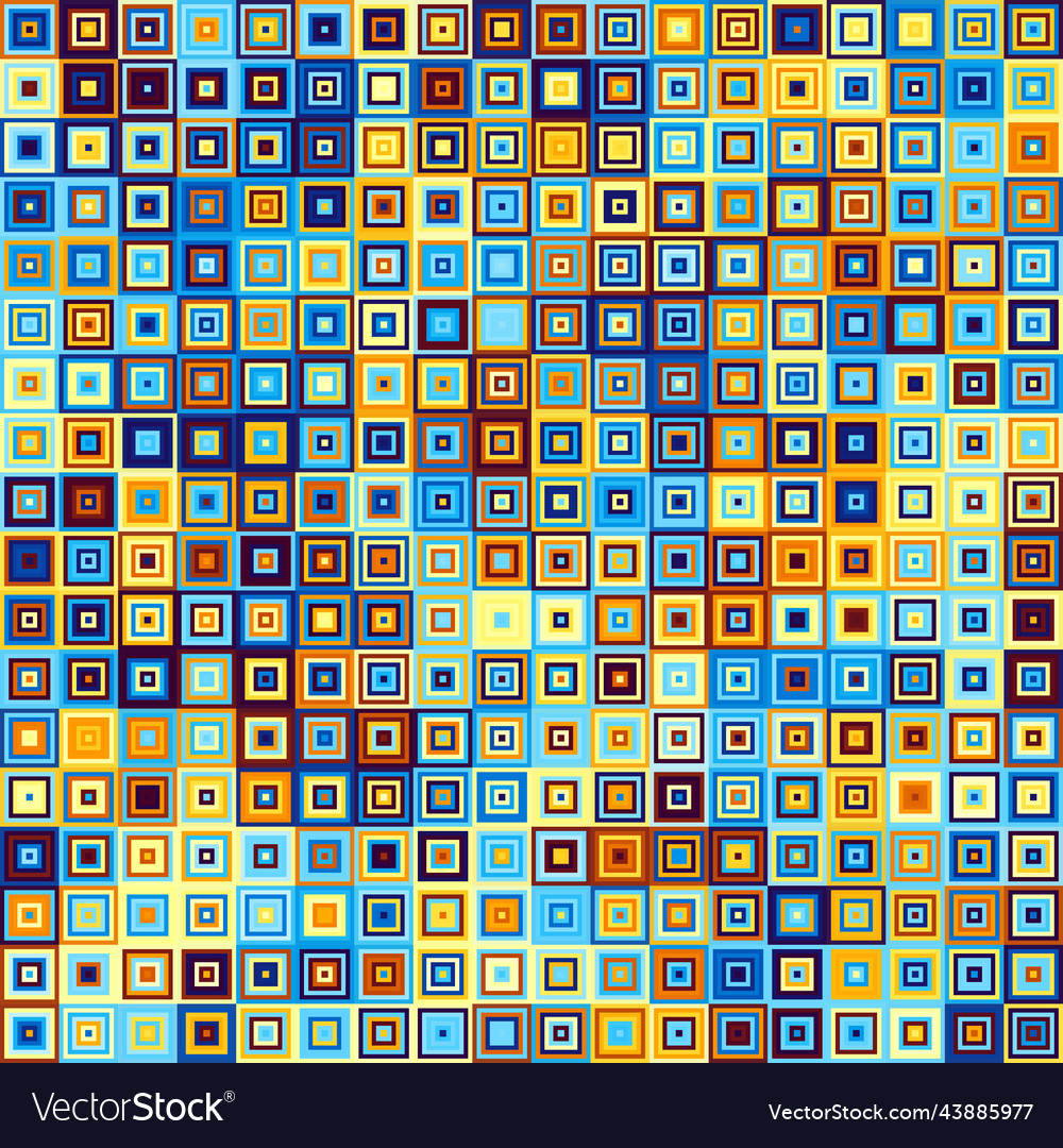 Geometric abstract pattern moire overlay style Vector Image