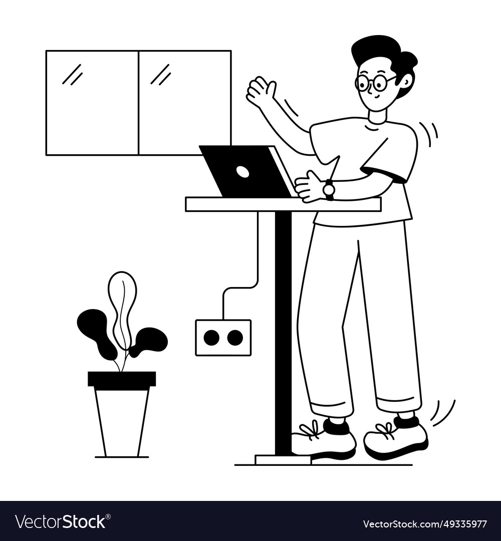 Workspace Royalty Free Vector Image - VectorStock