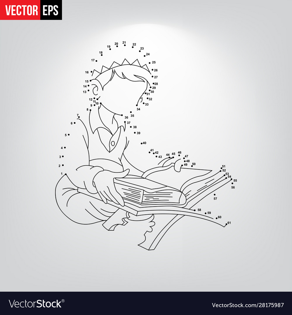 Boy dot Royalty Free Vector Image - VectorStock