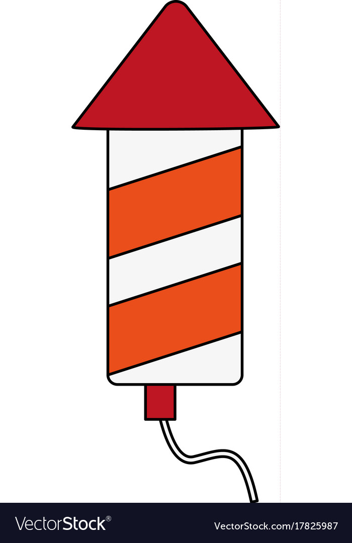 Firecracker firework icon image Royalty Free Vector Image