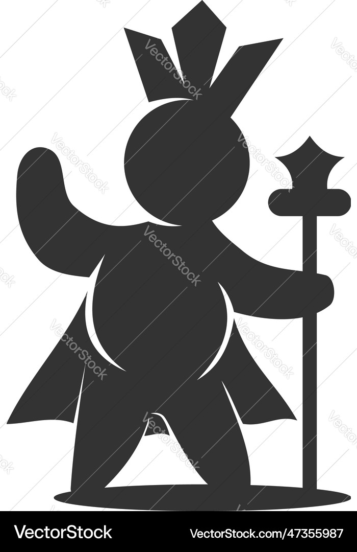 King logo template icon brand identity isolated Vector Image