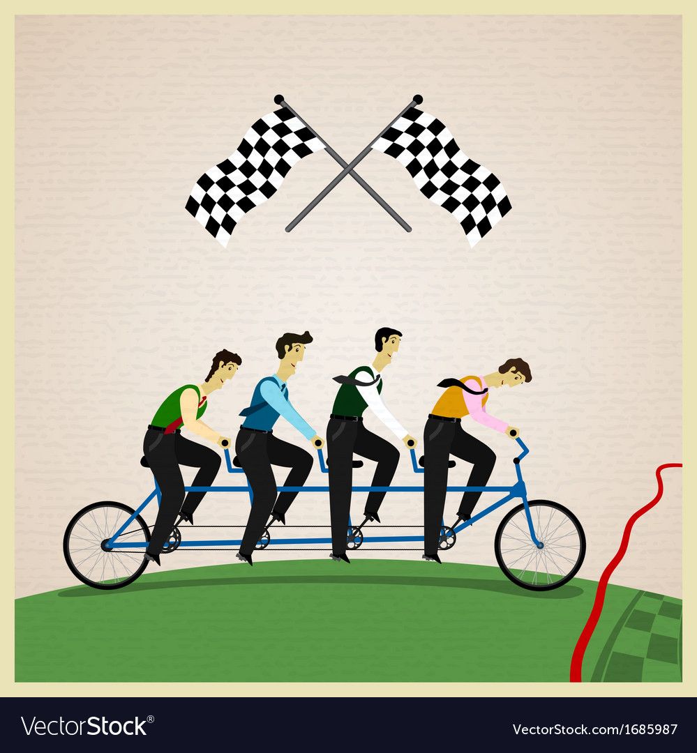 Teamwork Royalty Free Vector Image - VectorStock