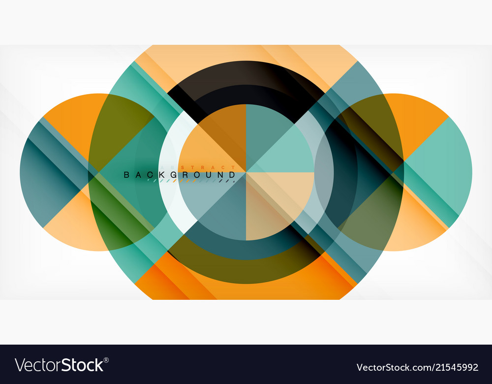 Circle abstract background Royalty Free Vector Image