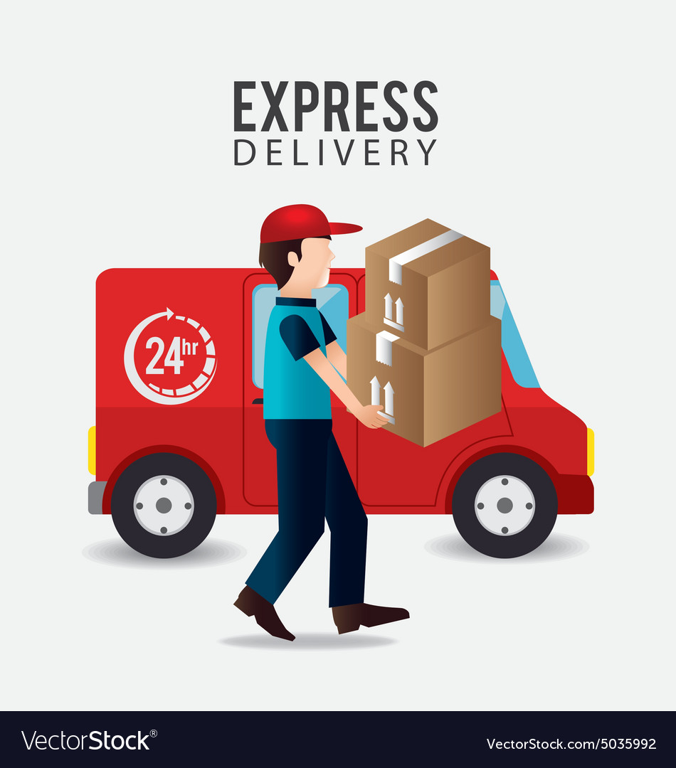 Delivery design Royalty Free Vector Image - VectorStock