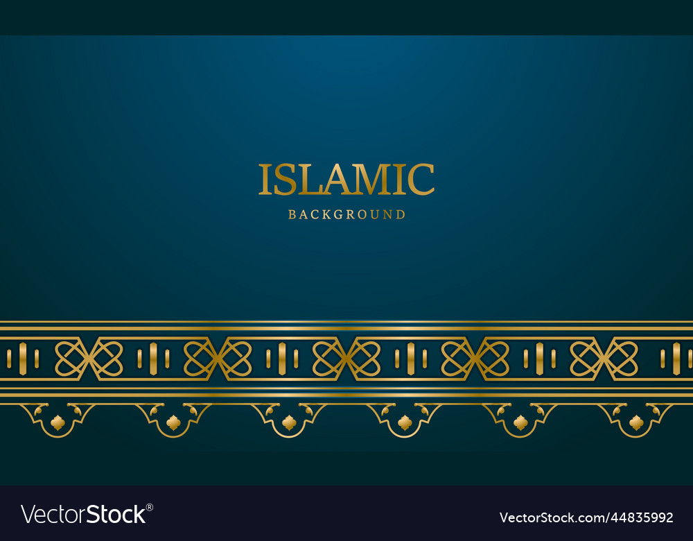 Islamic arabic ornament pattern border frame Vector Image Islamic arabic ornament pattern border frame Vector Image