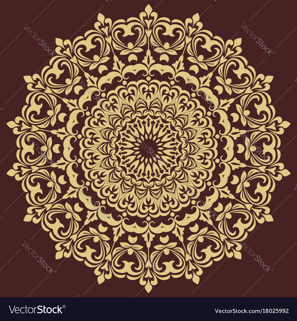 Oriental abstract pattern Royalty Free Vector Image