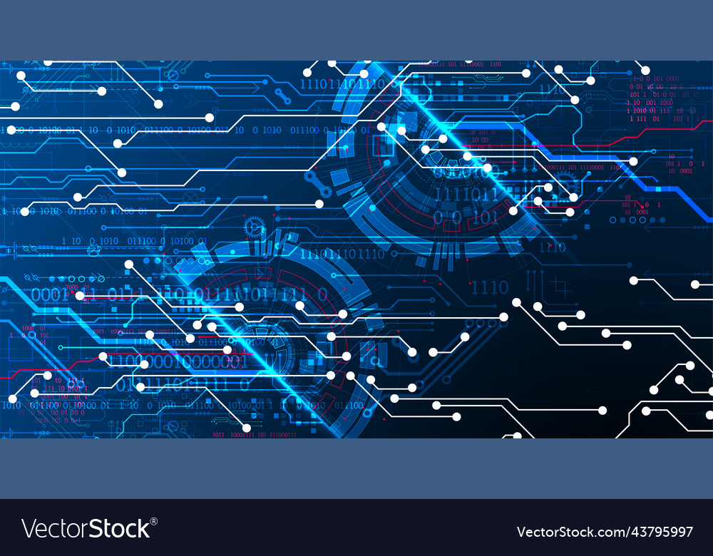 Abstract background on technological Royalty Free Vector
