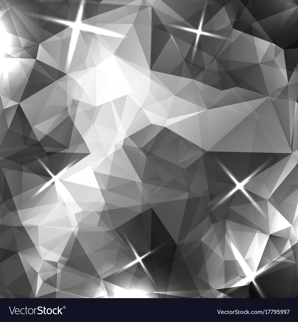 Abstract gray triangles background Royalty Free Vector Image