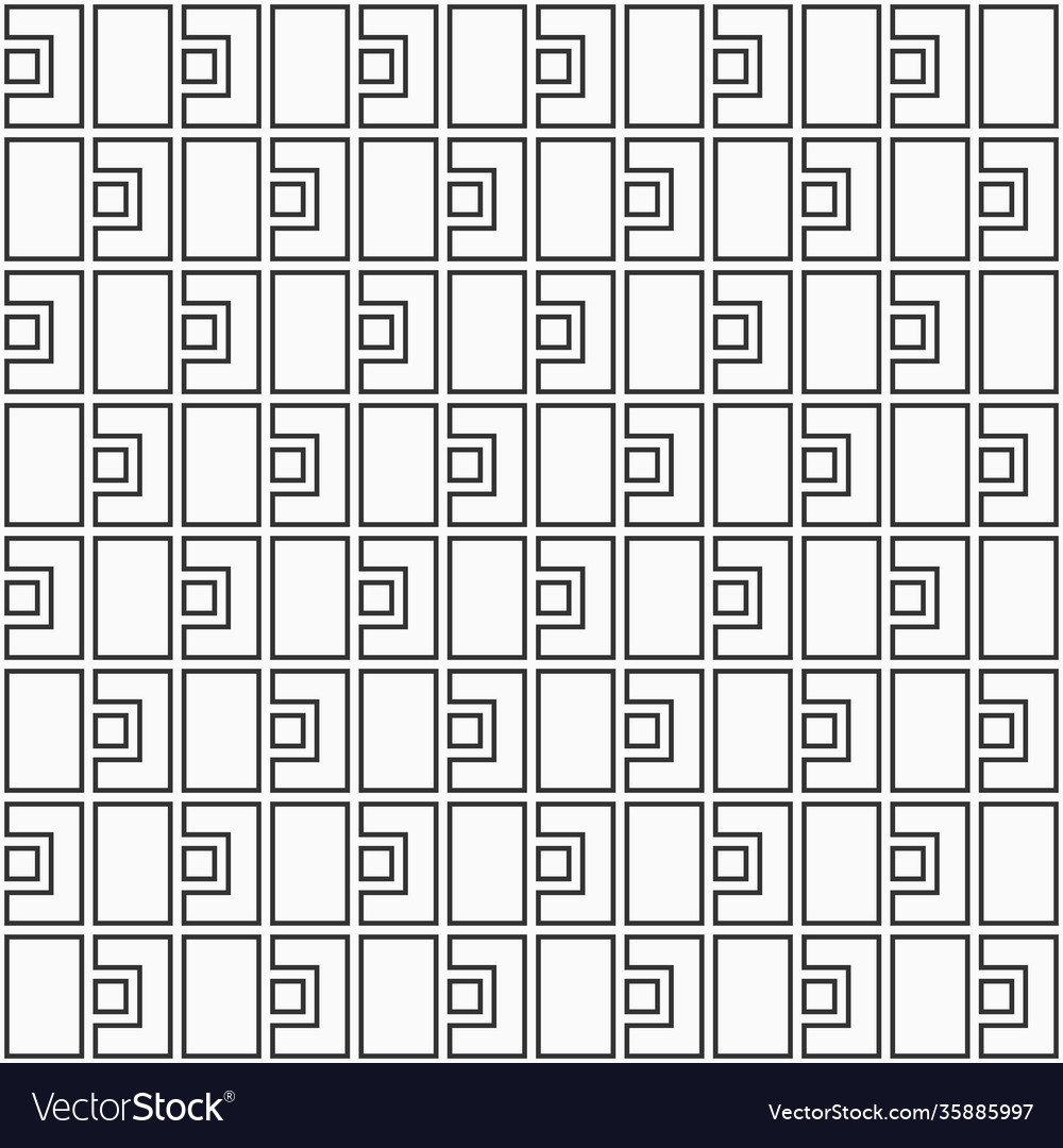 Abstract Seamless Pattern Interlocking Shapes Vector Image