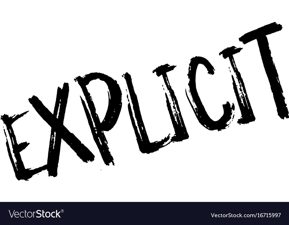 Explicit rubber stamp Royalty Free Vector Image